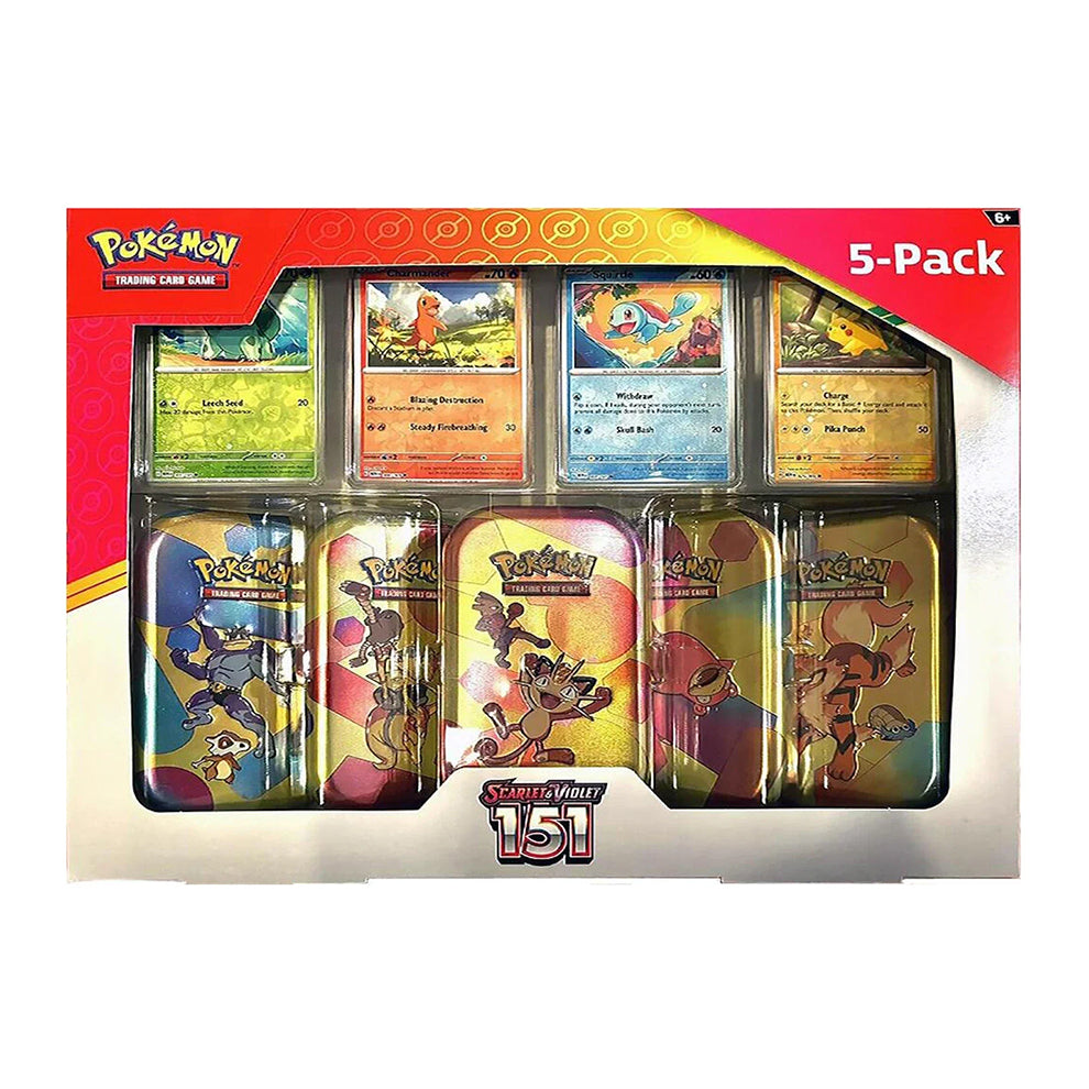 Pokémon 151: Costco 5-Pack Mini Tin Bundle | Collegged